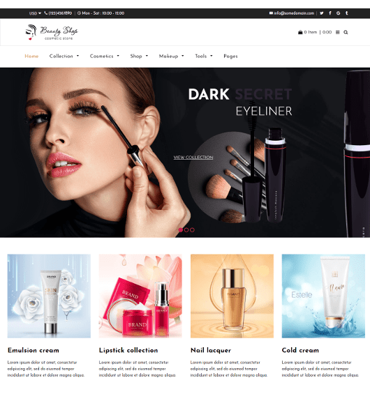 Shopify Templates Health And Beauty